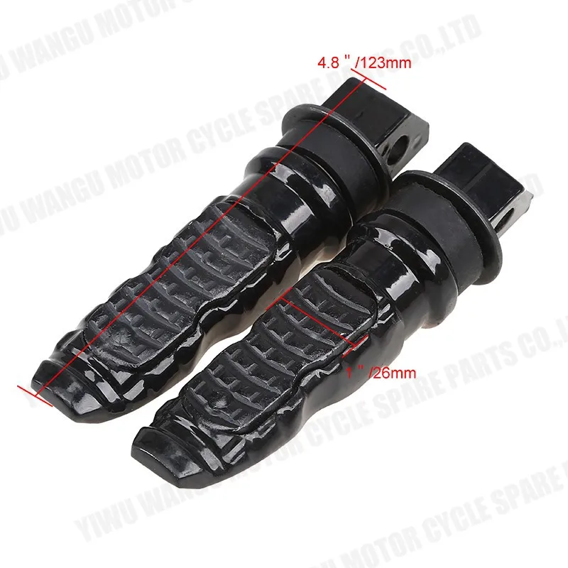 Universal Aluminum Motorcycle Foot Pegs - Durable & Versatile