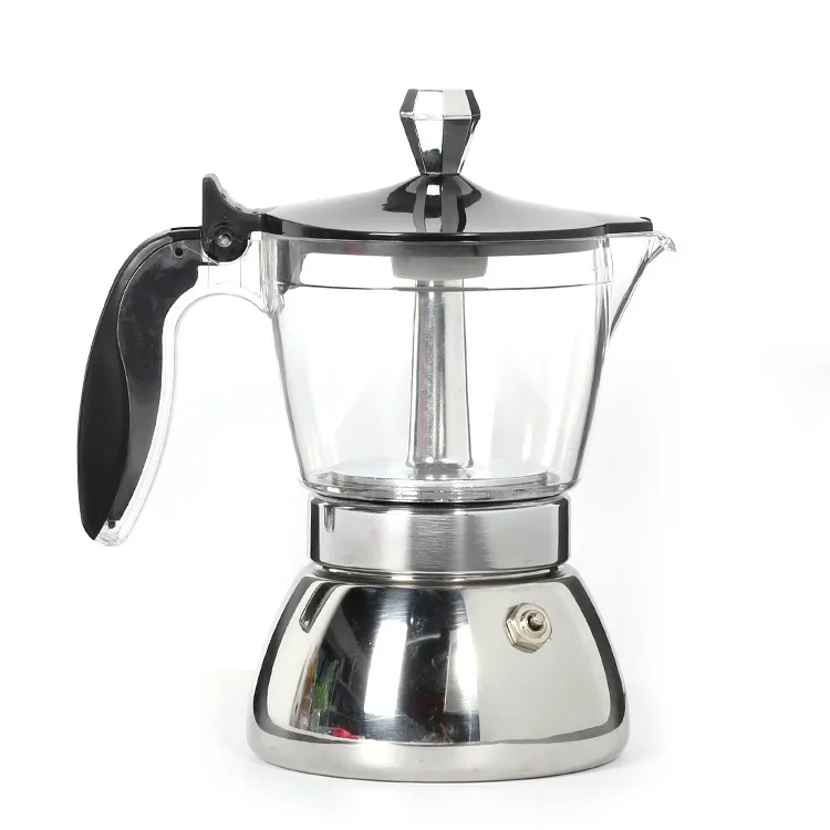 Classic Italian Style Espresso Cup Moka Pot Makes Delicious Coffee Easy ...