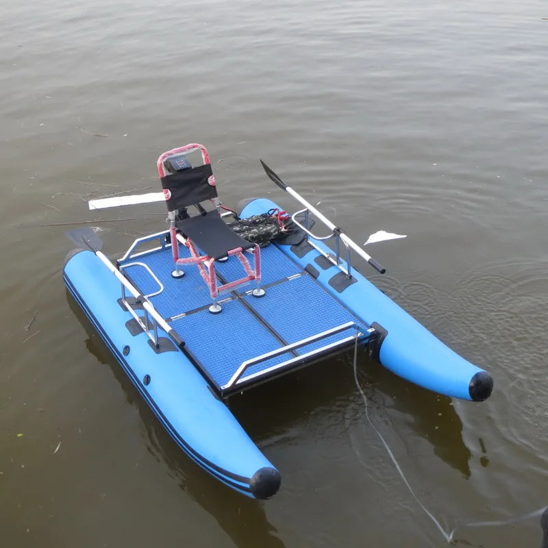 1 Person Fishing Boat/inflatable Catamaran/lure Fishing Boat - Buy ...