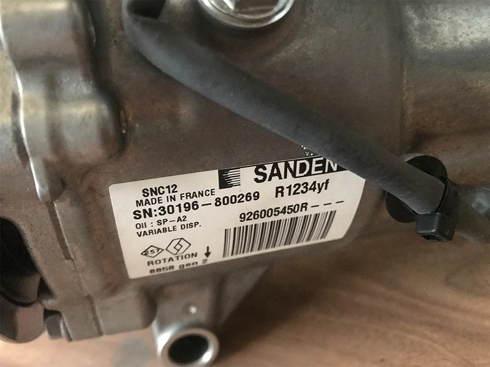 Snc12 Pag 46 12v Air Conditioning Compressor 926005450r 926003358r For ...