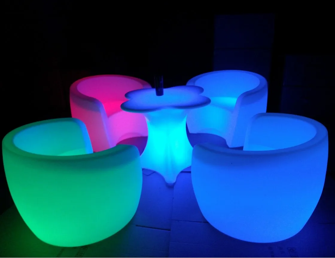 Modern Design Bar Sofa Chair Outdoor/color Changing Led Chair Party ...
