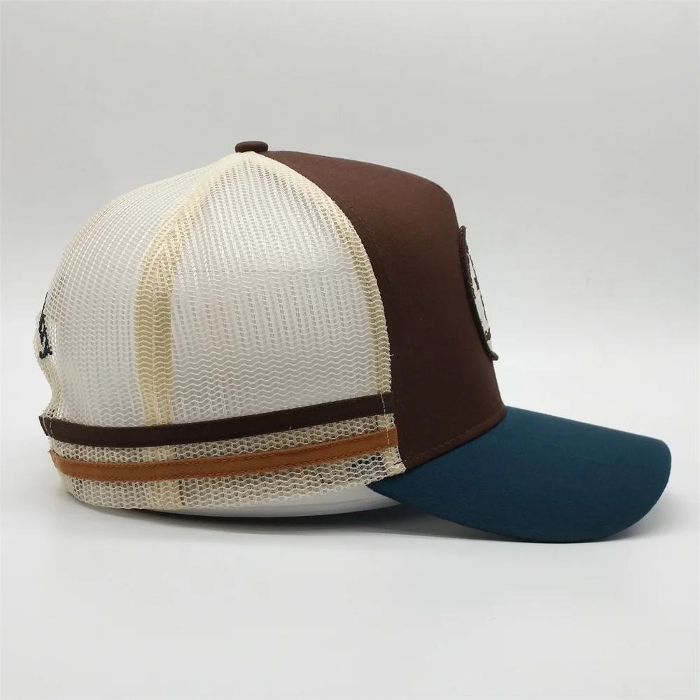 Custom High Crown Australia Country Acrylic 5 Panel 3d Embroidered Logo ...