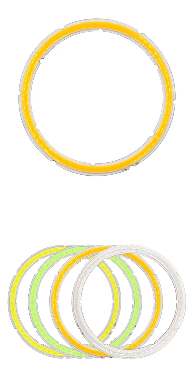 Aluminum Cob Led Ring Light 12v Angel Eye 25mm 30mm 40mm 50mm 60mm 70mm ...