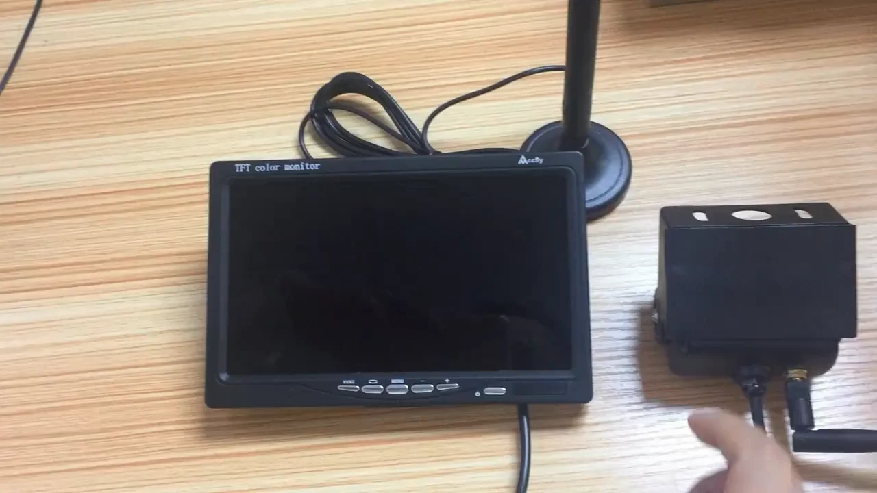 Car Reversing Camera Rca 7inch Lcd Monitor Truck Bus Van Rear View Kit ...