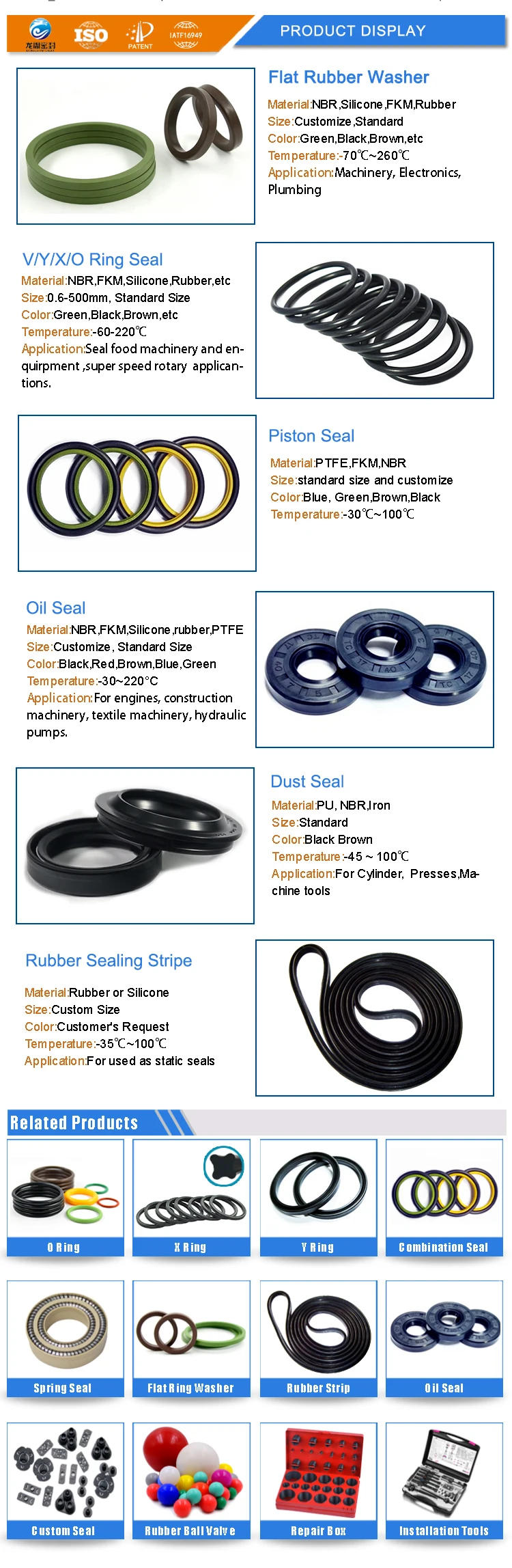 Manufacturer Red Oring Very Small Rubber Ring Kit Oring Nbr Colored ...