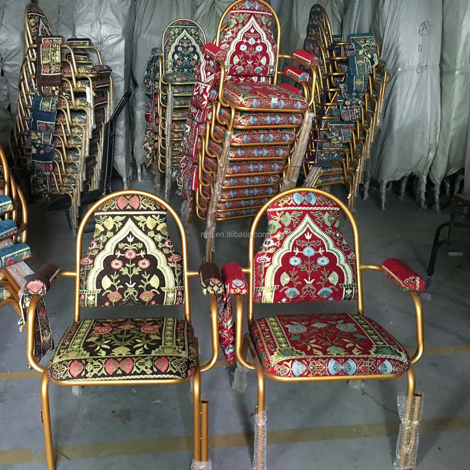 Wholesale Metal Islam Mosque Church Praying Chair Muslim Chair