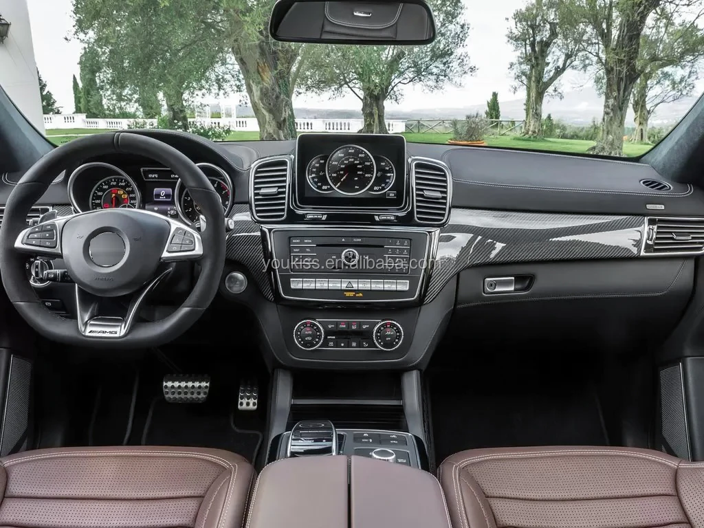 Carbon Fiber Interior Decoration Board for Mercedes-Benz GLE W166 ...