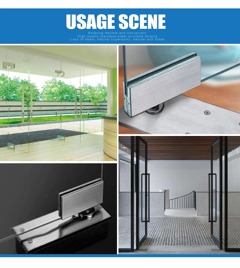 Heavy Duty Frameless Glass Concealed Door Closer - AY-84