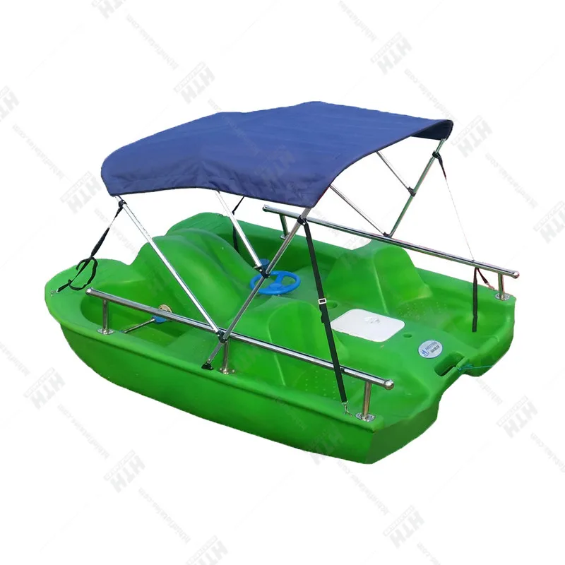 Wholesale Fiberglass Power Sea Cycle Water Pedal Boat 2 Persons Dolphin ...
