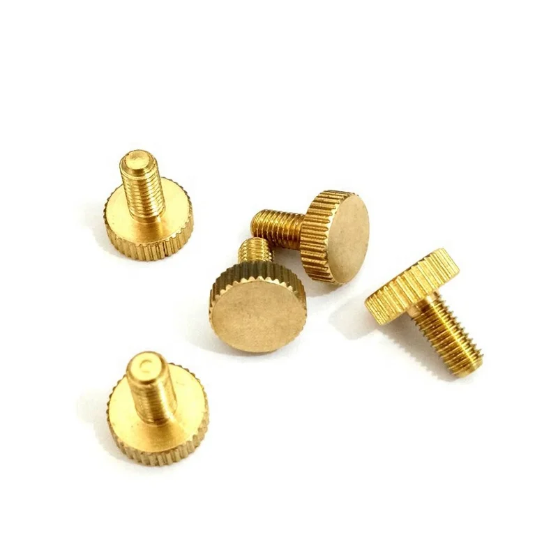 Brass Knurled Head Thumb Screws - Buy M1 M1.2 M1.4 M1.6 M2 M2.5 M3 M3.5 M4 M5 M6 M8 M10 M4 M6 ...