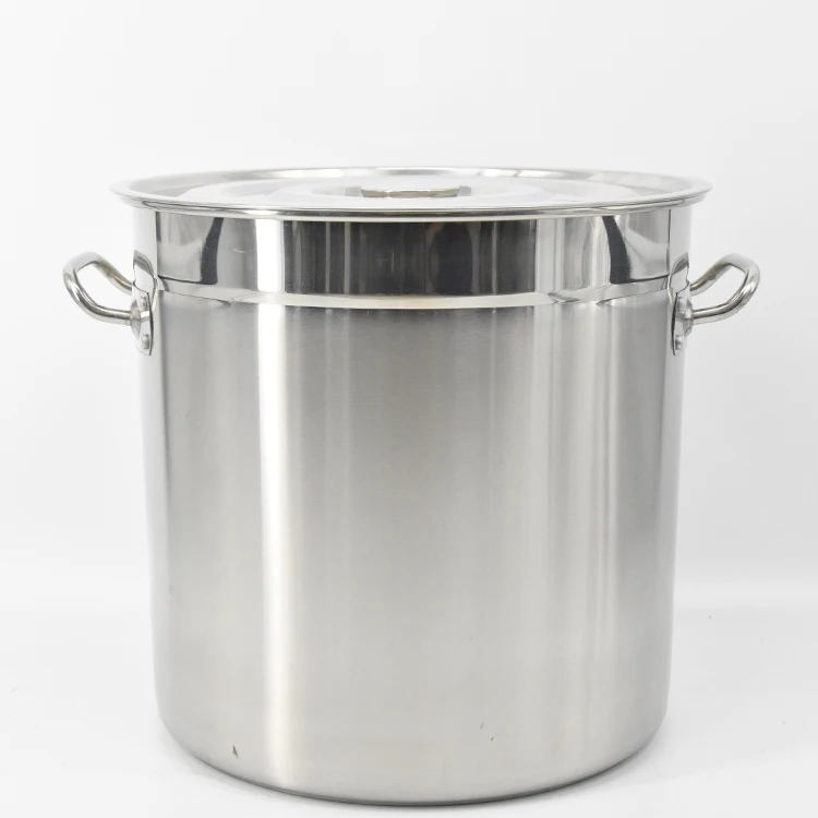 Thickened Stainless Steel Deep Soup And Stock Big Size Cooking Pot For ...