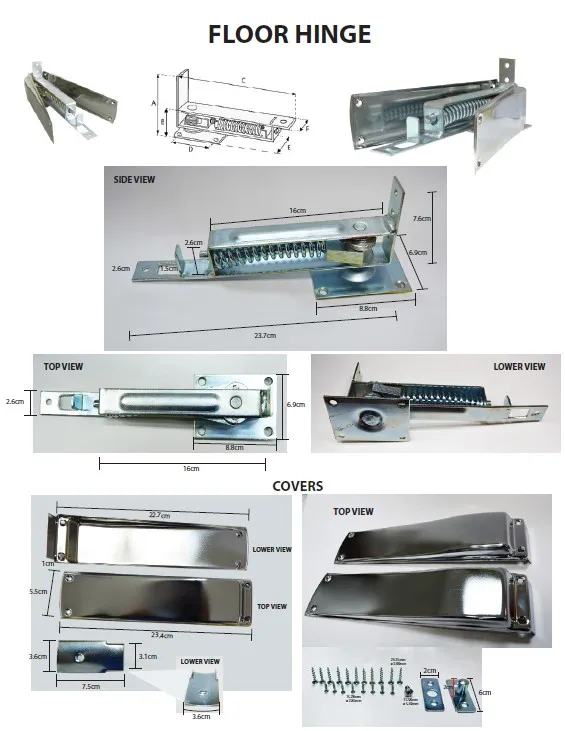 Hyland OEM SSH 018 Double Action Floor Hinge - Scharnieren Action