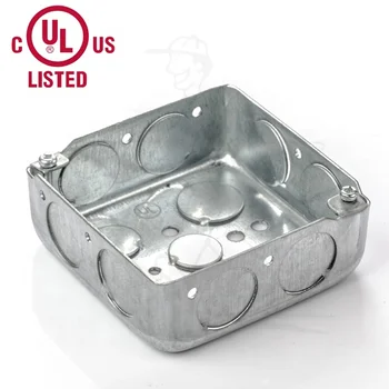 4" Electrical Galvanized Square Junction Box - Buy Galvanized Square ...