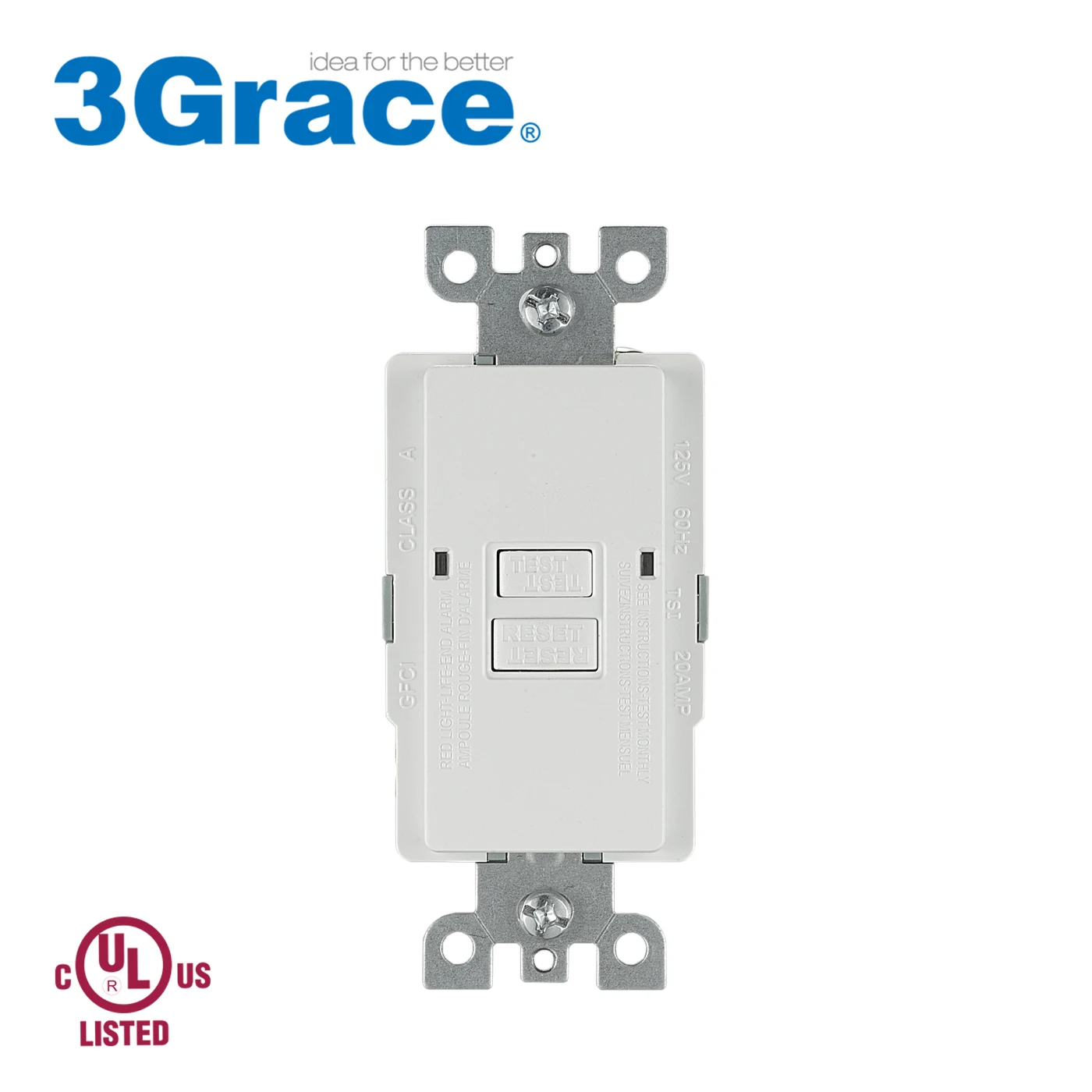 Dead Front GFCI Outlet - 20A 125V AC Customized Support