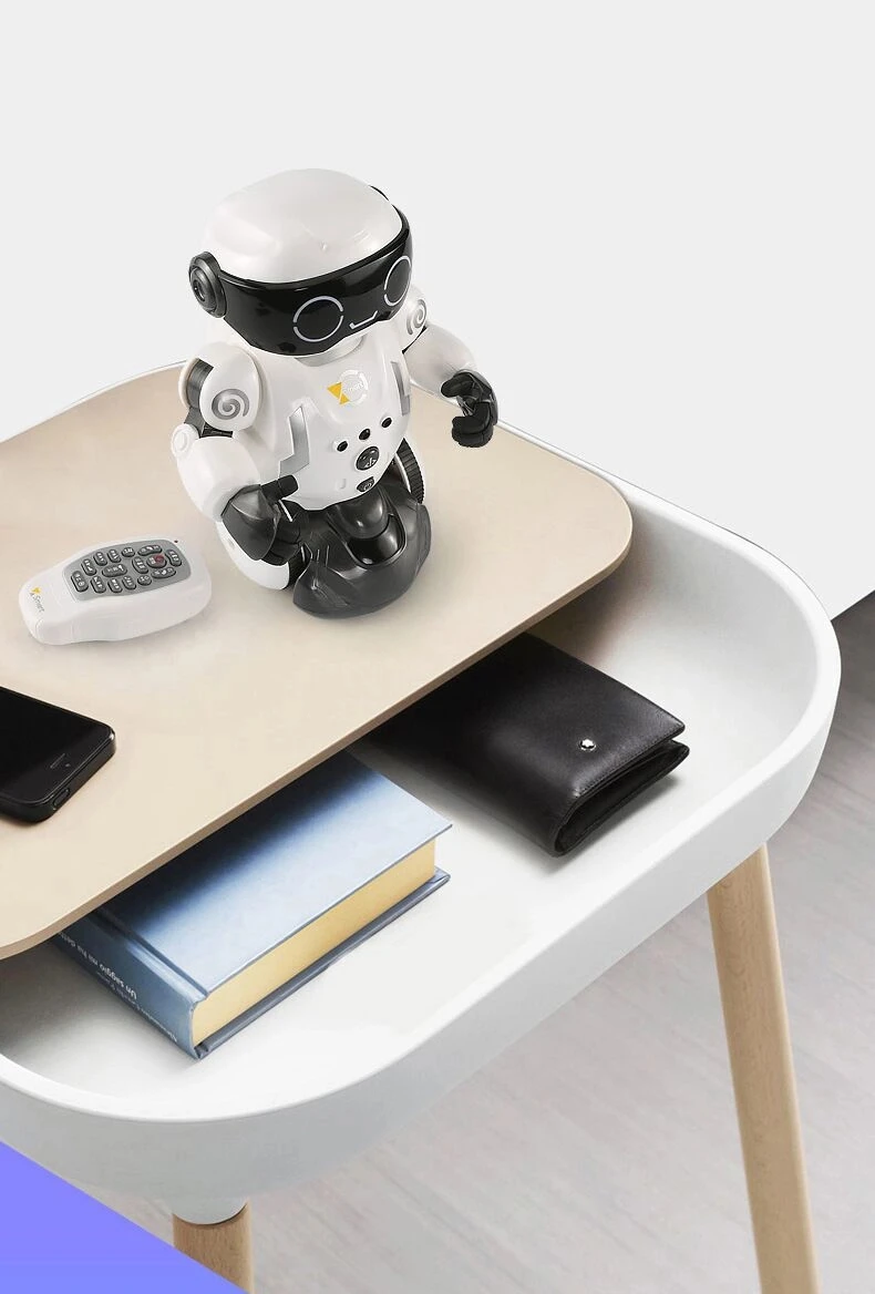 Educational Intelligent Induction RC Vacuum Cleaner Robot with Dancing