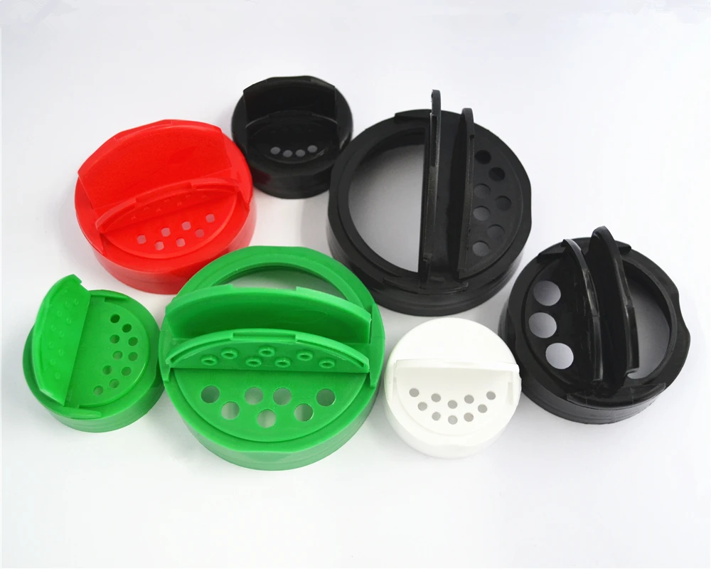 38mm Pp Plastic Spice Bottle Caps Flip Top Lids Sifter Cap Butterfly ...