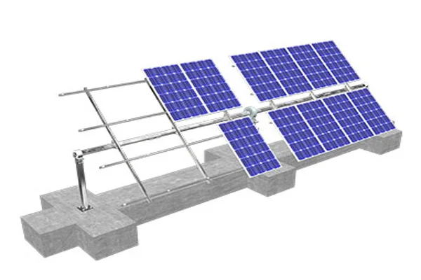 Single-axis Tracker Solar Racking Ground Mount Solar Racking System Carbon Steel Solar Panel ...