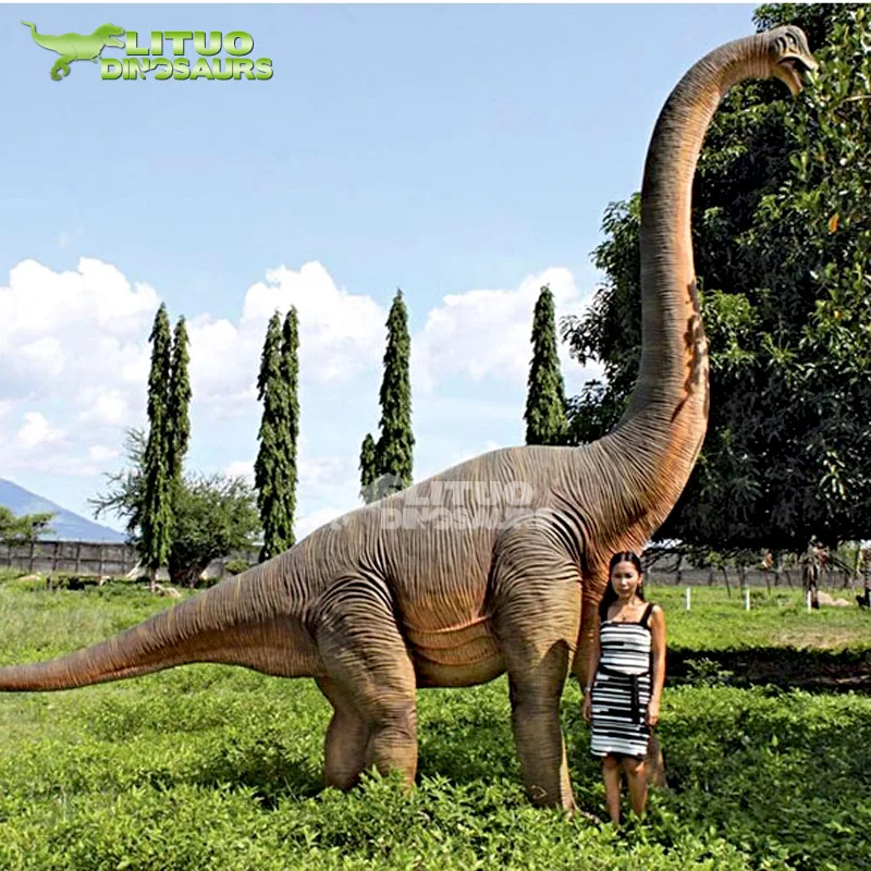 Life Size Buy Animatronic Robot Dinosaur Brachiosaurus Model
