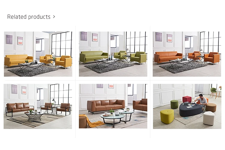 Modern Boss Office Sofa Set Leather Luxury Couch Living Room Sofa - Buy ...