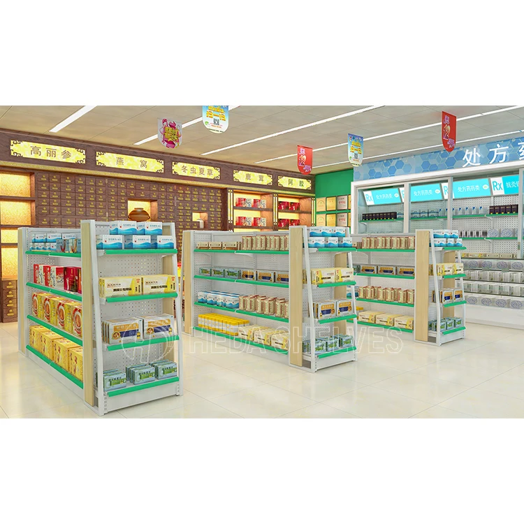 Medical Shop Interior Decoration Design - Pharmacy Furniture