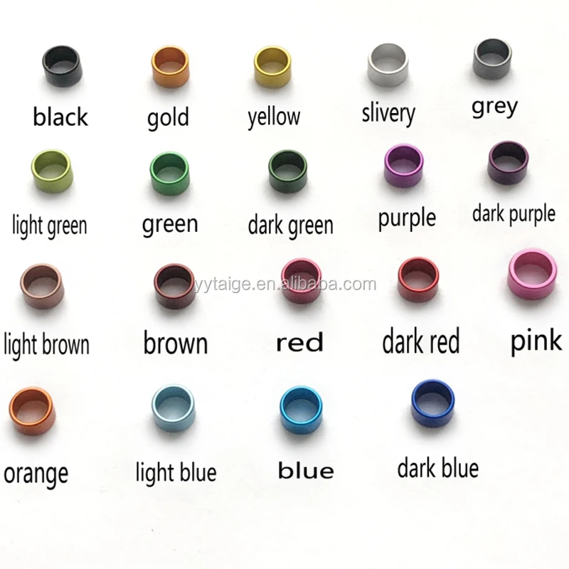 Customizable Aluminium Love Bird Foot Rings with Laser Engraving