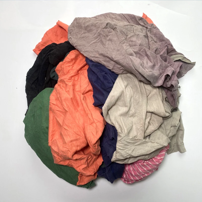 Industrial Recycling Textile Cotton Waste Rags Lompen For Machine ...
