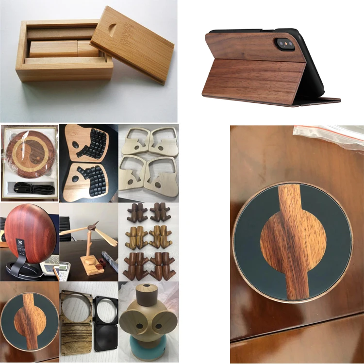 High Quality Custom Wooden Part Engraving Solid Wood Crafts By Cnc Wood ...