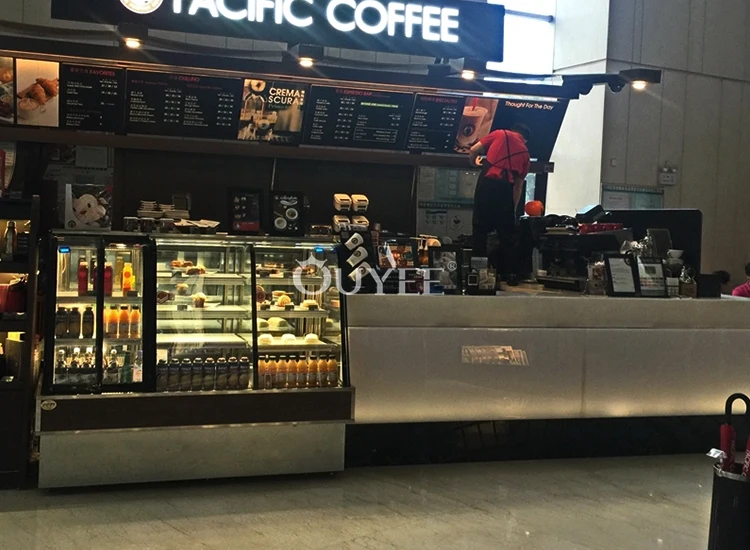 Coffee Shop Counter Design - European Style Salon Store