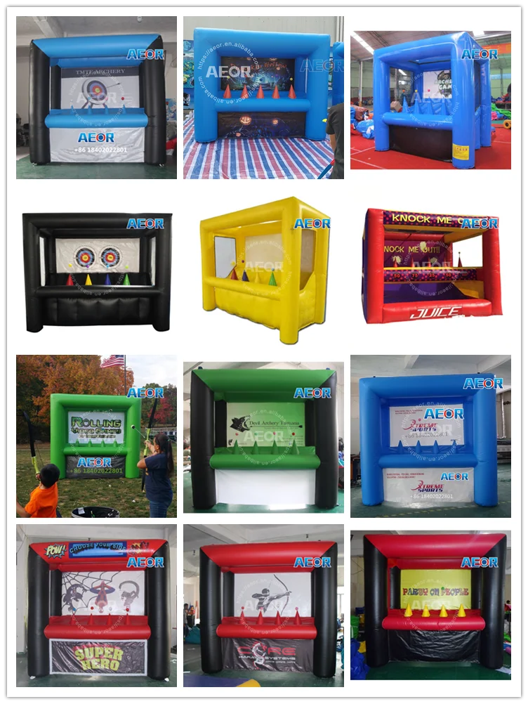 Inflatable Games Shooting Gallery - Safe Inflatable Archery