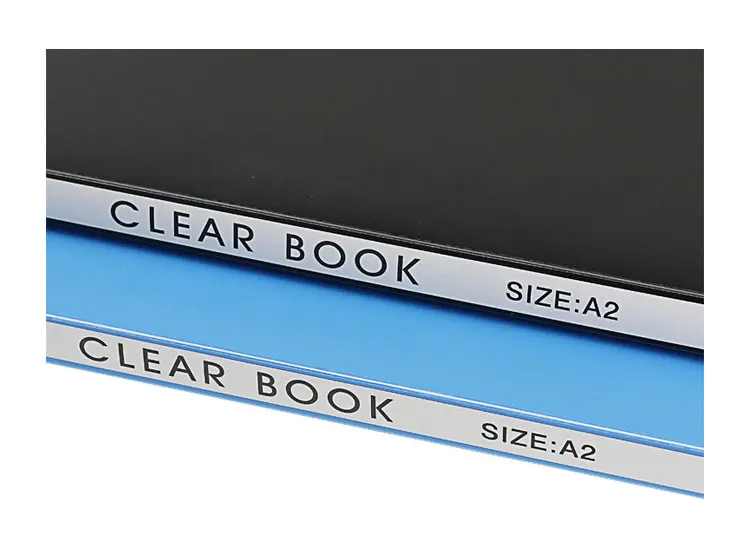 A2 Loose-Leaf Poster Collection Binder Folder - Clear Book