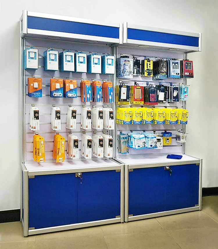 Waterproof Cell Phone Case Display Modern Pegboard Wall Accessories ...