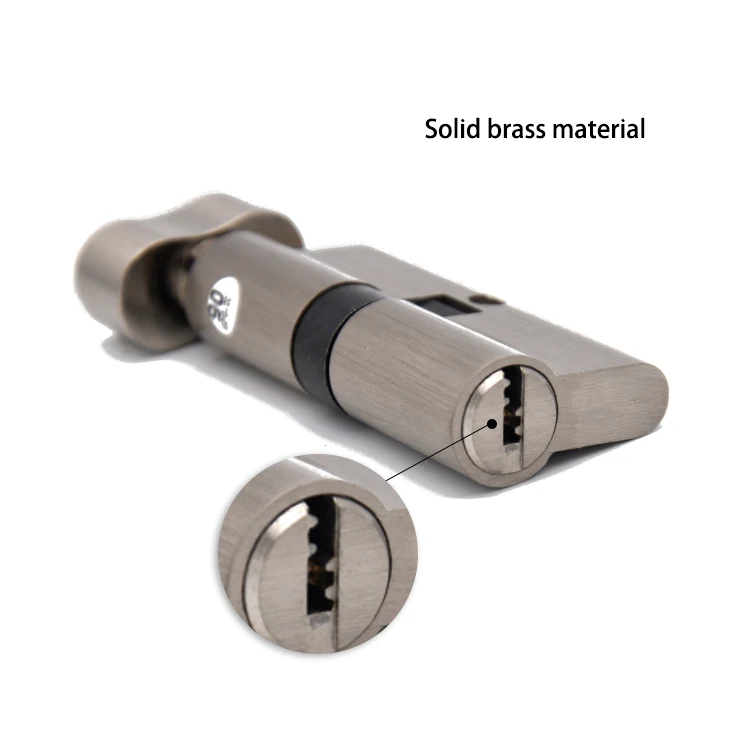 Euro High Security Door Cylinder Locks with Knob for Bathroom Single ...