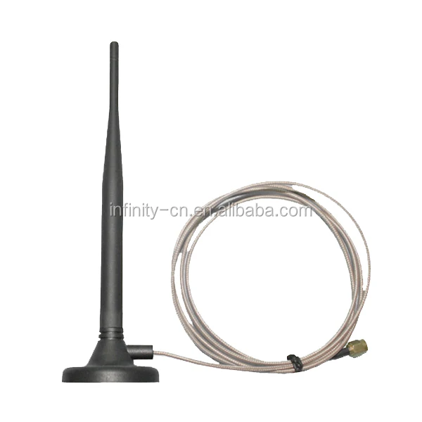 2g Gsm External Magnetic Antenna With Rubber Sma Connector With Rg174 ...