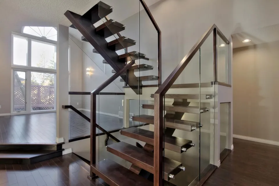 Vertical Wire Railing Design - Stainless Steel Cable Stairs
