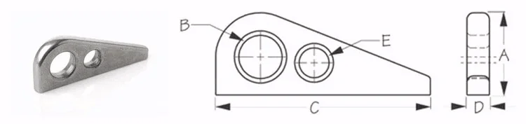 船用定制索具五金铝焊接双铸弓眼 - Buy Cast Bow Eye,Double Cast Bow Eye,Aluminum ...
