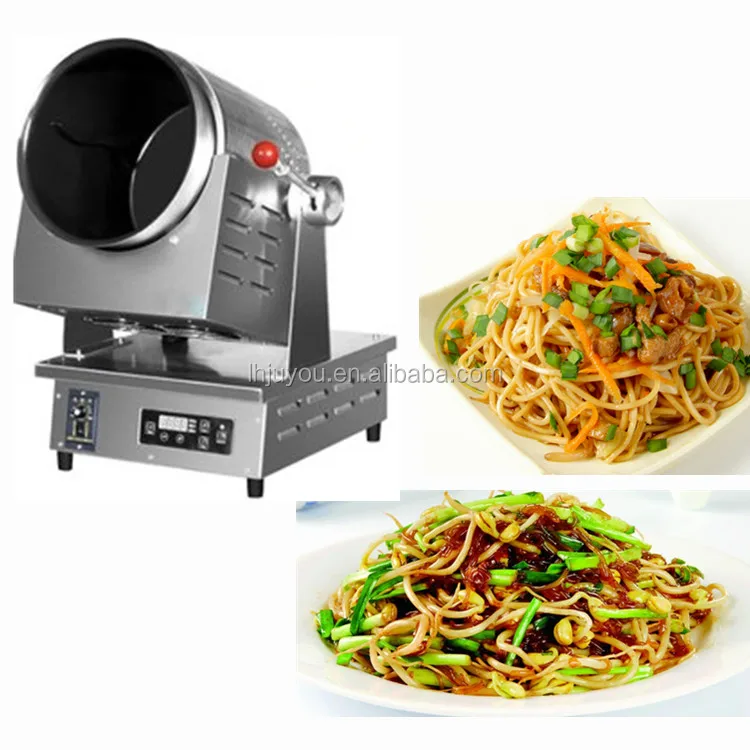 220V 5kw Commercial Electric Intelligent Stir Frying Machine