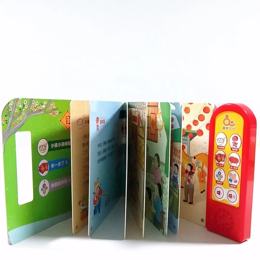 Preschool Factory Oem Wholesale Push Button Talking Learning Sound Book ...