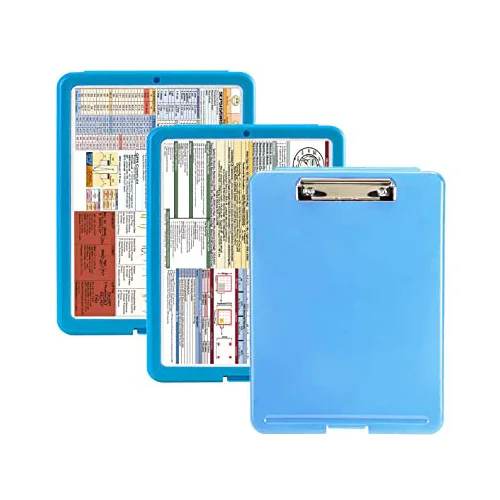 A4 A5 Plastic Aluminum Storage Folding Clip Board Foldable Nursing ...