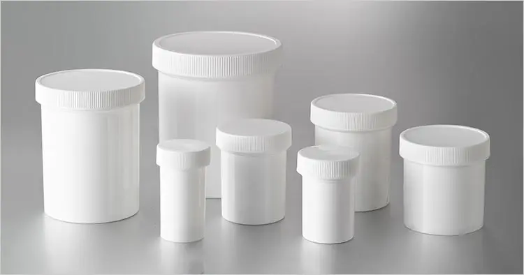 15cc 25cc 50cc 100cc 500cc White Pp Plastic Ointment Jars With Screw Cap From China Factory ...