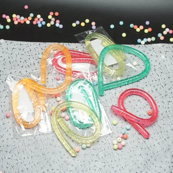 Assorted Stretchy Strings Fidget Sensory Jelly Strings Stretches With A ...