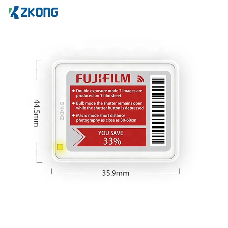 Zkong 2.13 Inch Digital Eink Epaper Price Display RFID Cloud Solutions ...