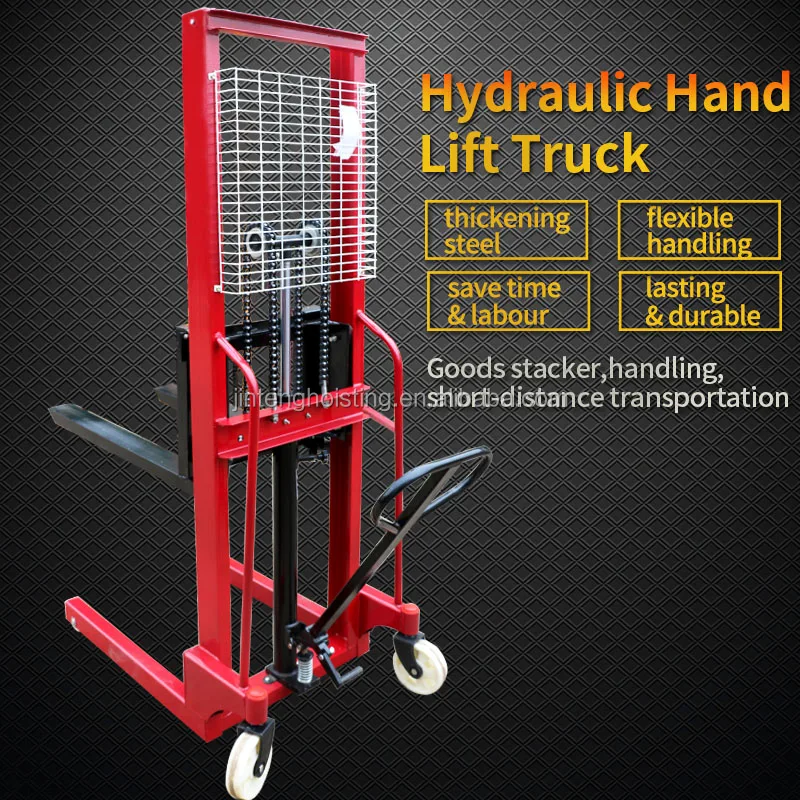 0.5t-3tstacker Hand Hydraulic Manual/electric Stacker Forklift High ...