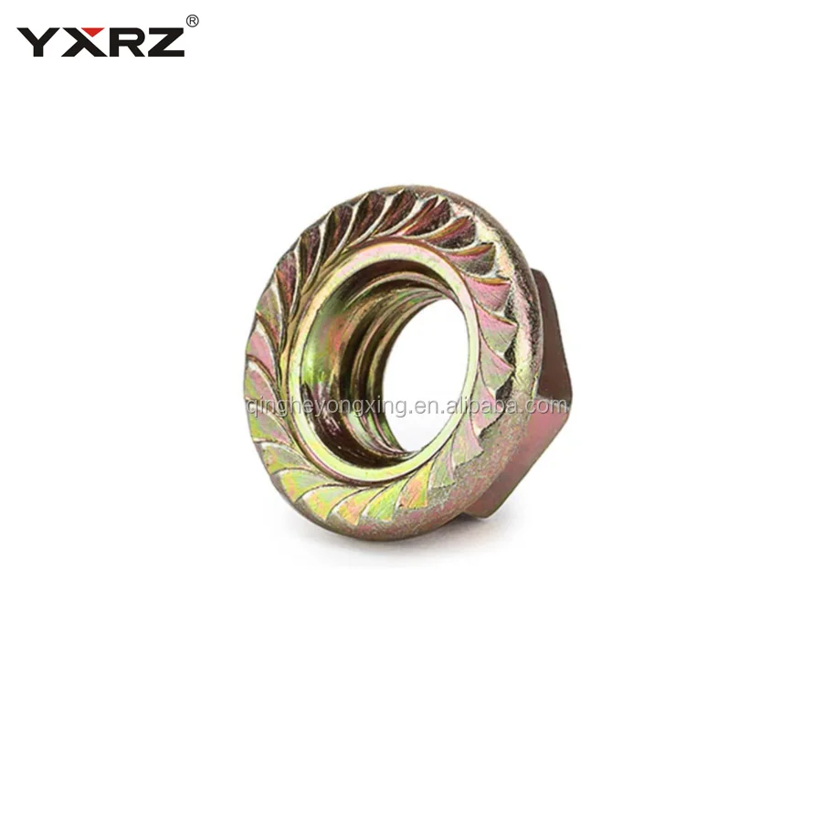 China M3 Flange Nut Suppliers Din 6923 Cross Groove Stainless Steel M3 ...