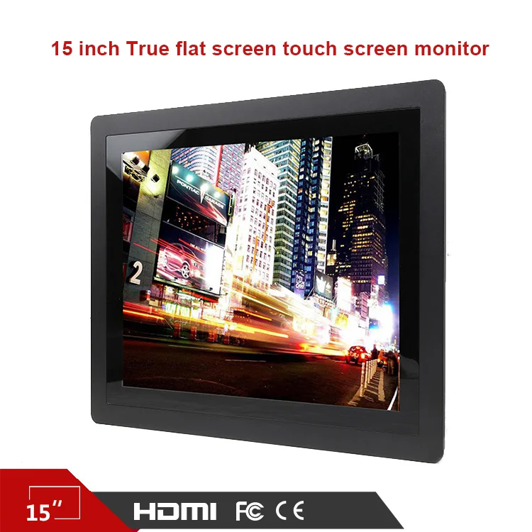 15" Inch Industrial Waterproof Touch Screen Monitor Front Panel Ip65 ...