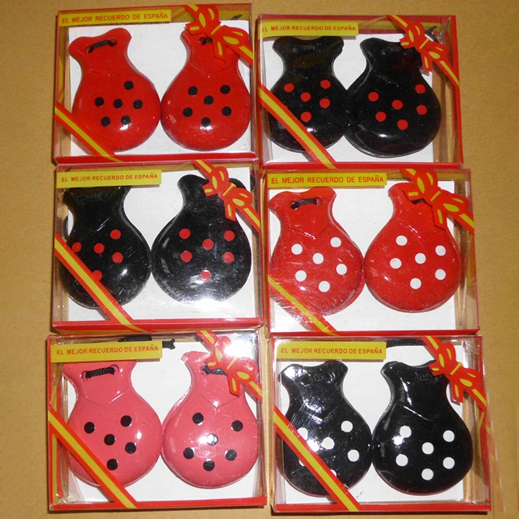 Hot Sale Kids Music Instrument - Lovely Piggy Shape Wood Animal Castanets