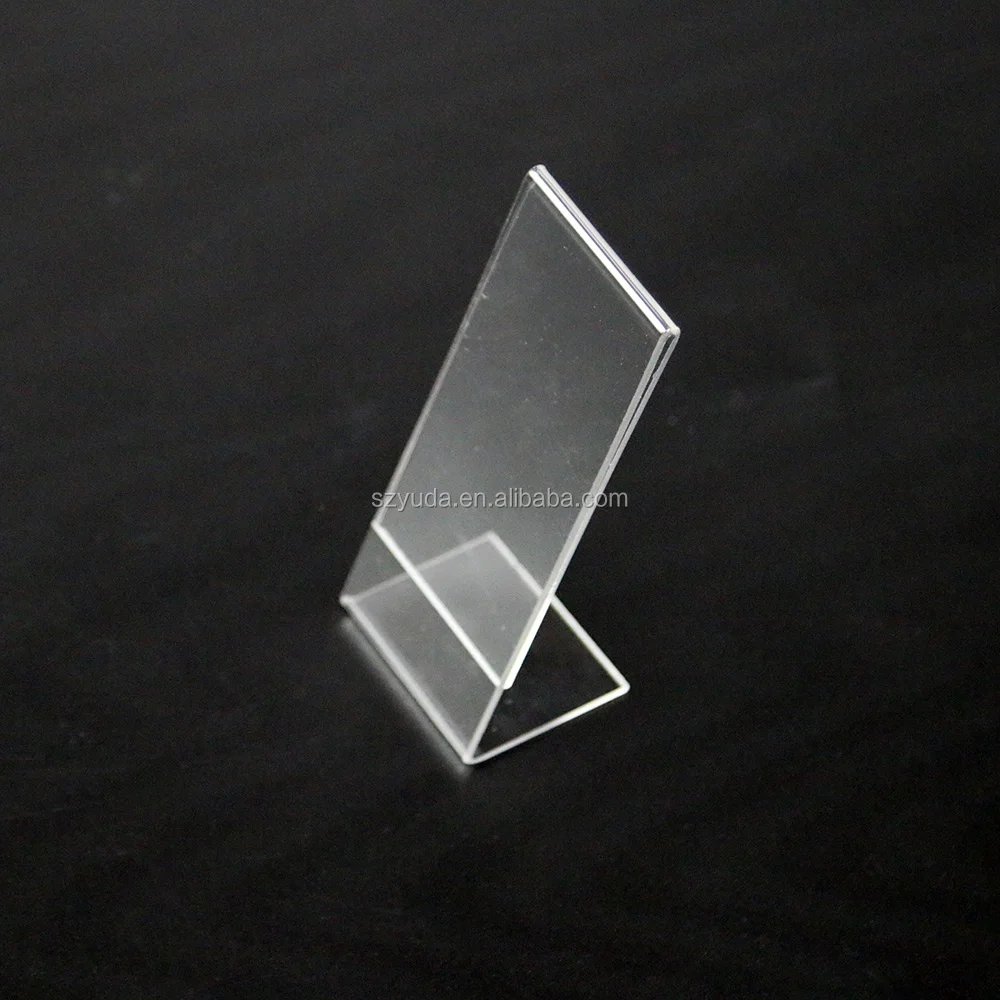 Inclinación de nuevo diseño de señal de menú soporte de acrílico ...