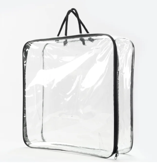 Transparent and Customized PVC Wire Bag for Home Textiles
