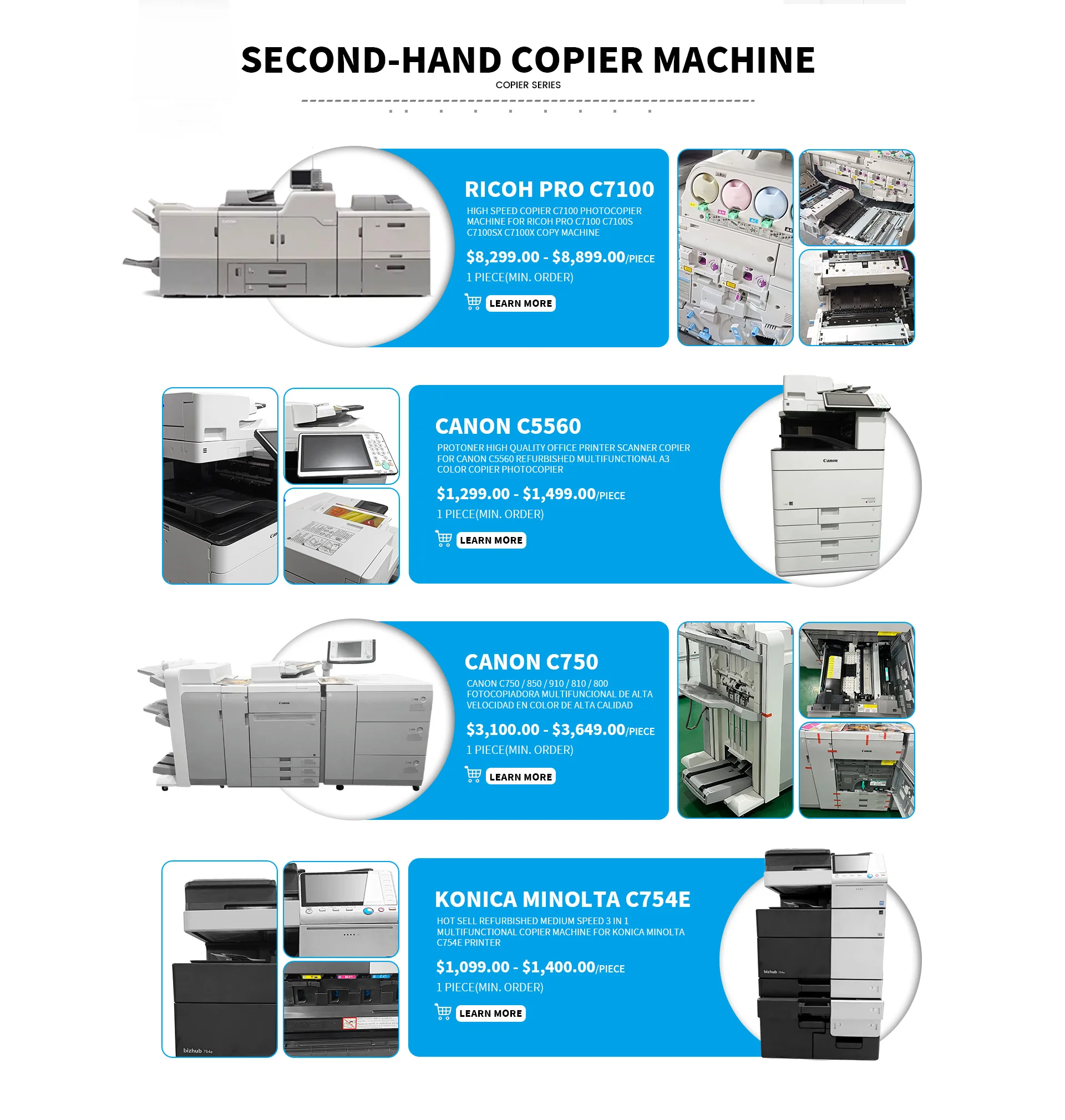 Zhuhai Lingtu Electronic Technology Co., Ltd. - toner powder, refurbished copier Machines