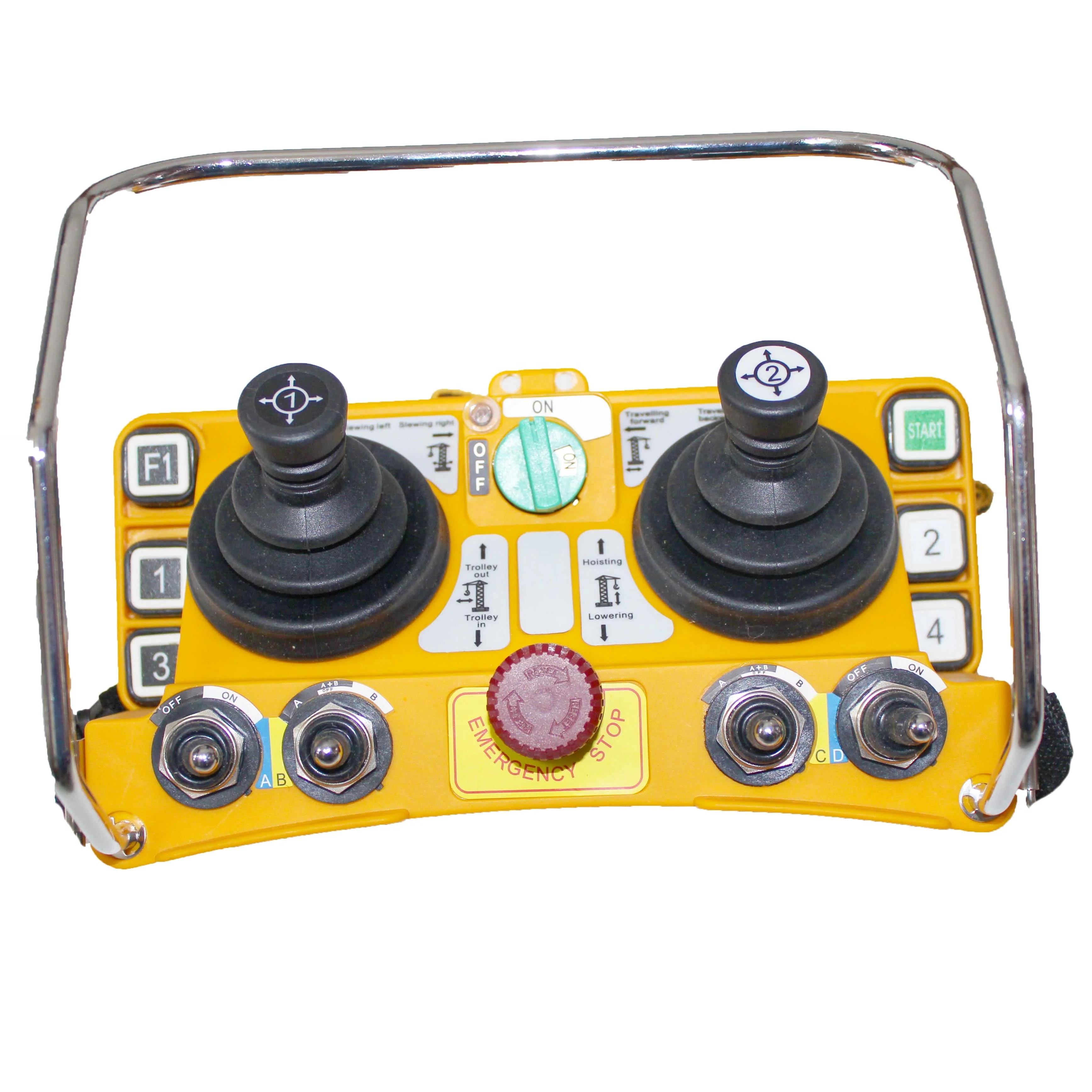 Wireless Radio Remote Controlled Hoist F24-60 Joystick Remote Control ...