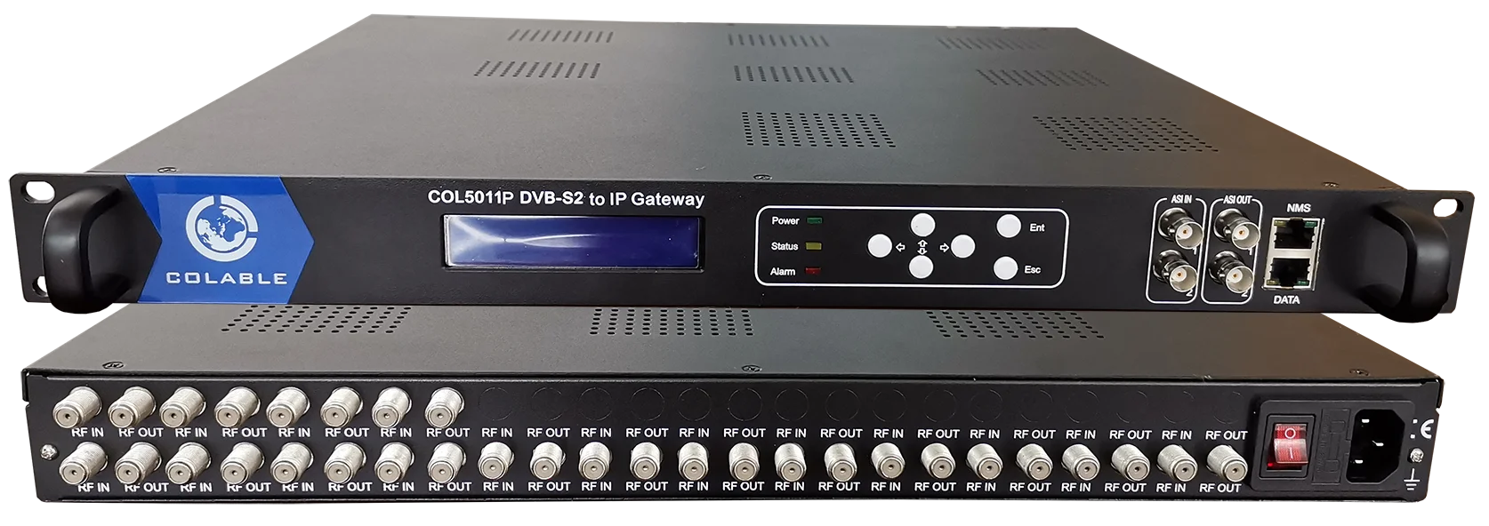 DVB S2 IP Gateway - 16 Channels COL5011P for Streaming